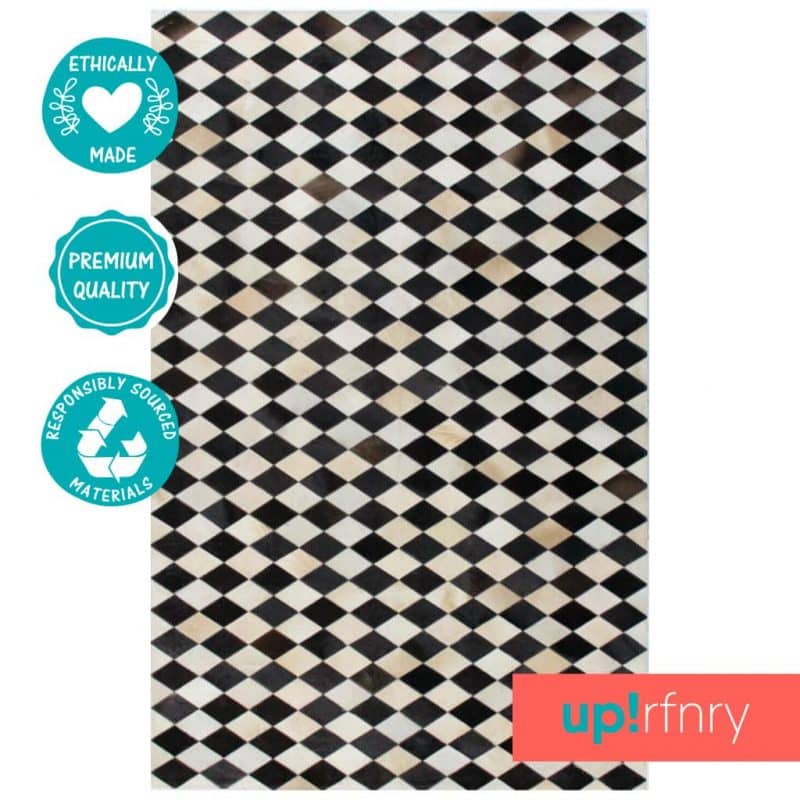 Harlequin Cowhide Rug - Upcycle Refinery | Free Worldwide Shipping