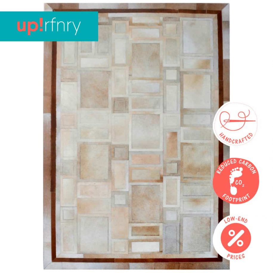 Bold Cowhide Rug | Patchwork Rugs | Upcycle Refinery | Free Worldwide ...