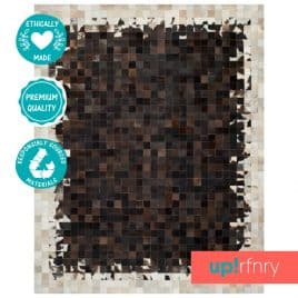 Cowhide Patchwork Rug | Upcycle Refinery | Free Worldwide Shipping