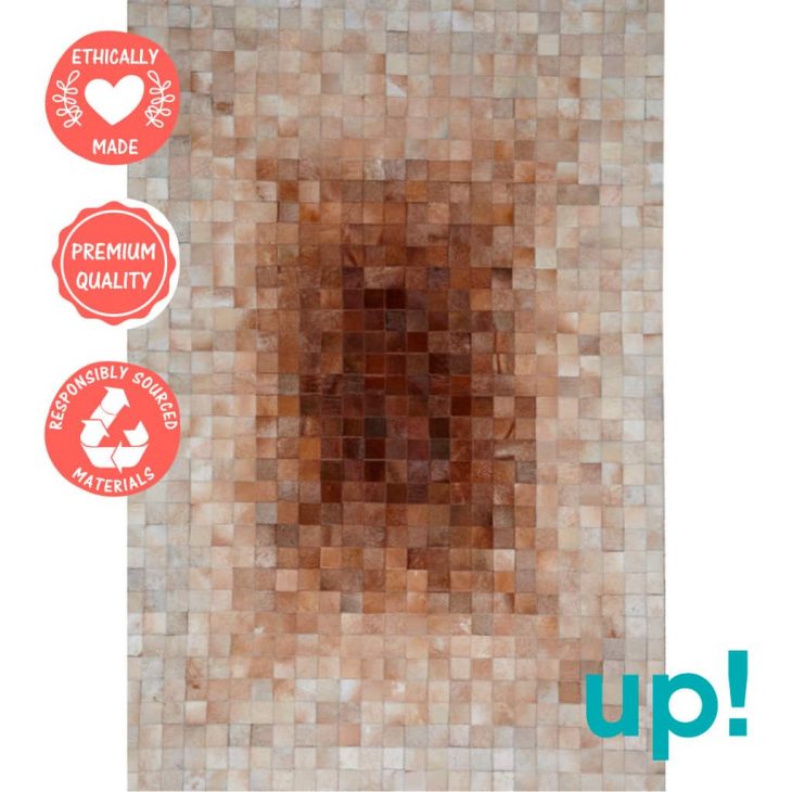 Supernova Cowhide Rug - Upcycle Refinery | Free Worldwide Shipping