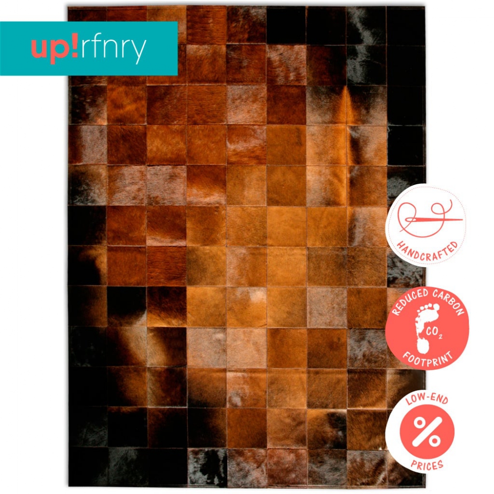 Fade Cowhide Rug | Patchwork Rugs | Upcycle Refinery | Free Worldwide ...