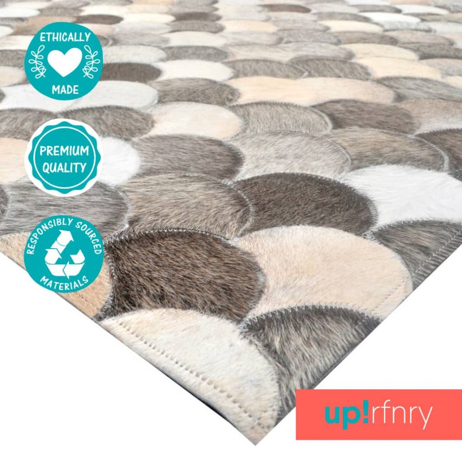 Overlapping Circles Rug | Upcycle Refinery | Free Worldwide Shipping